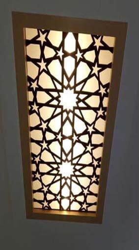 Customize Ceiling Jali at Zero Cost.