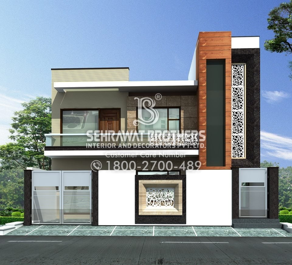 Get Waterproof WPC Frame, Free with Exterior Facade Jali | Thickness ...