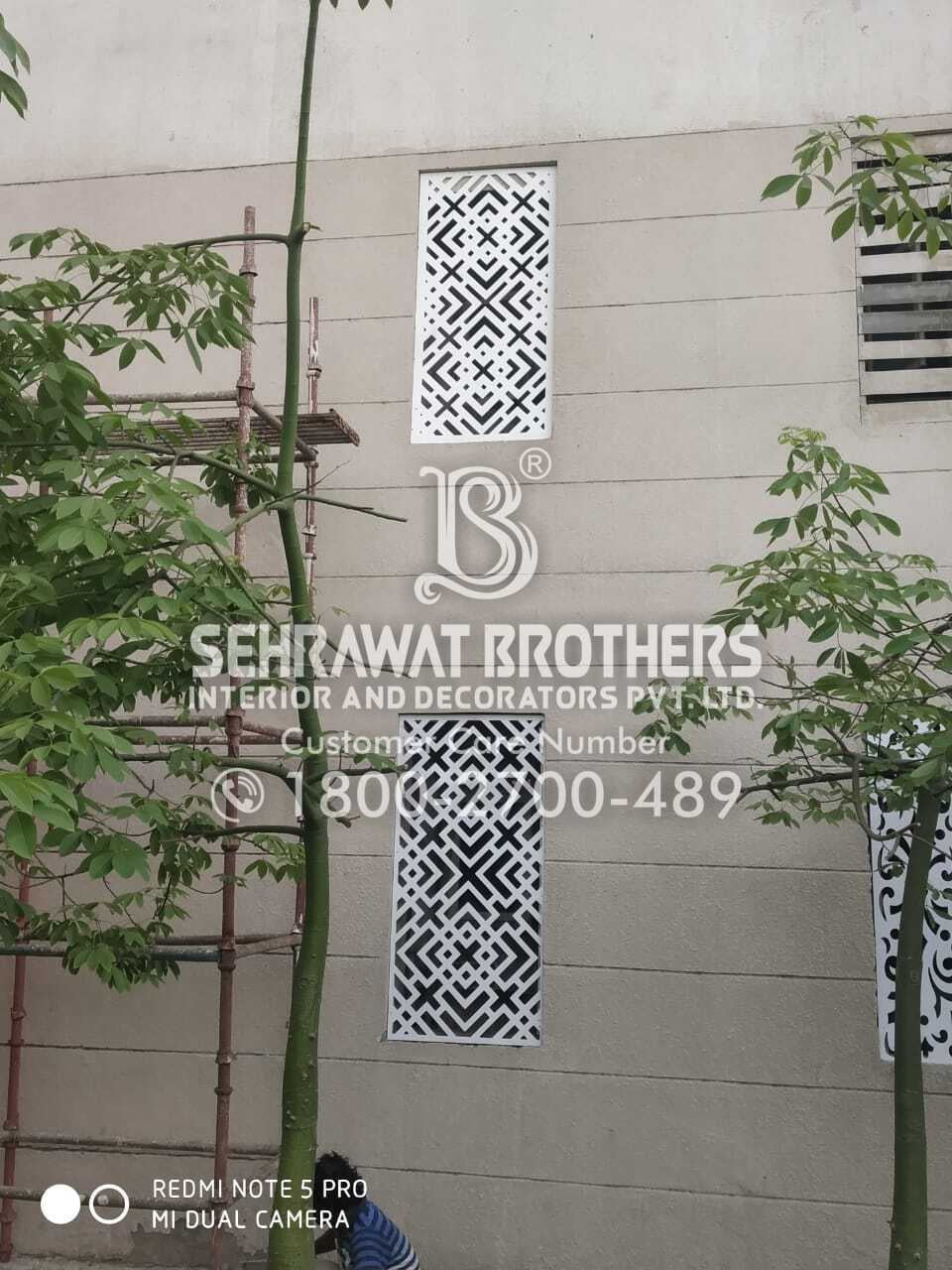 Get Waterproof WPC Frame, Free with Exterior Facade Jali | Thickness ...