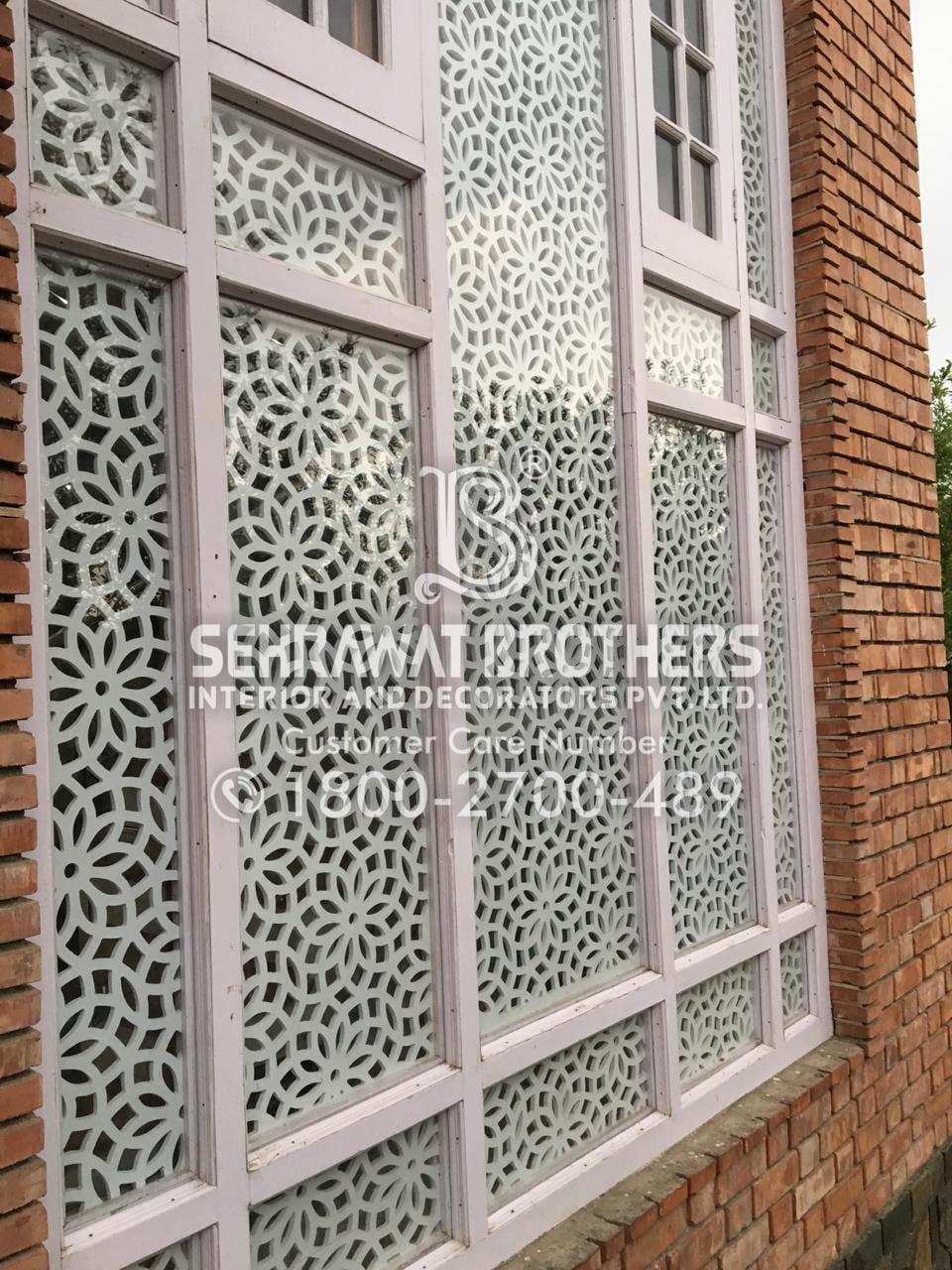 Get Waterproof WPC Frame, Free with Exterior Facade Jali | Thickness ...