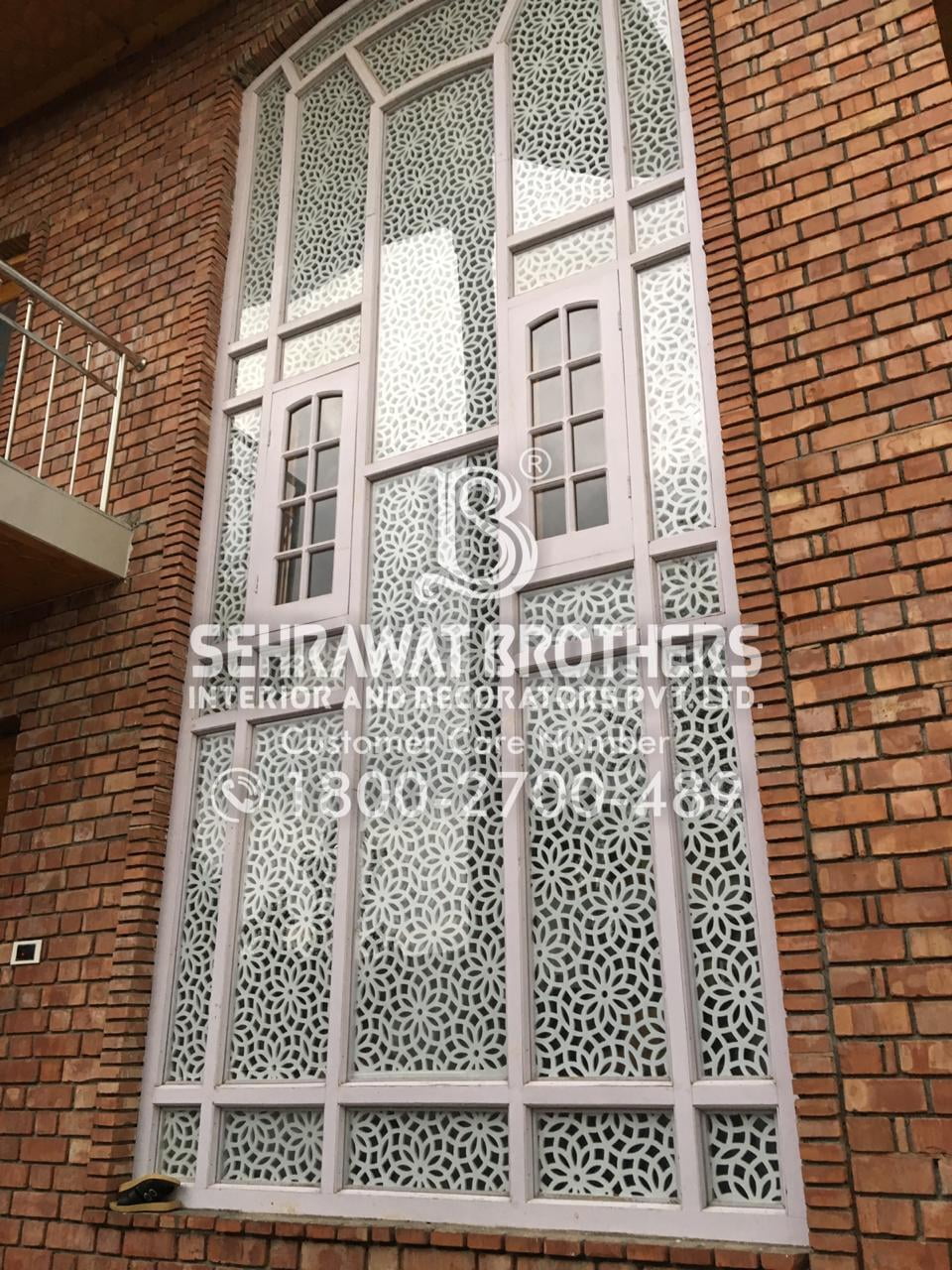 Get Waterproof WPC Frame, Free with Exterior Facade Jali | Thickness ...
