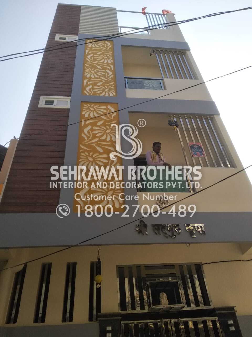 Get Waterproof WPC Frame, Free with Exterior Facade Jali | Thickness ...