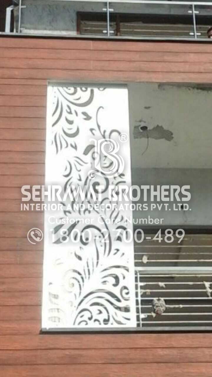 Get Waterproof WPC Frame, Free with Exterior Facade Jali | Thickness ...