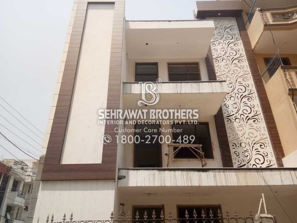 Get Waterproof WPC Frame, Free with Exterior Facade Jali | Thickness ...